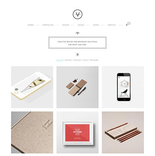 15+ Grid Based Portfolio WordPress Themes - DzineWatch