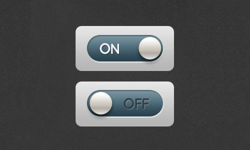 Free PSD Toggle Switches - DzineWatch