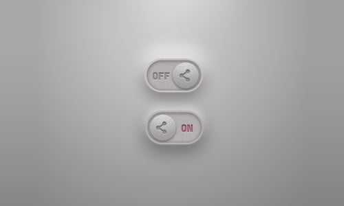Free PSD Toggle Switches - DzineWatch
