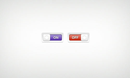Free PSD Toggle Switches - DzineWatch
