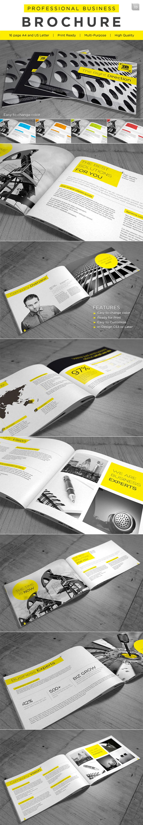 17 Premium Brochure Design Templates - DzineWatch