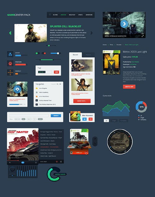 50 Useful Free UI Kits for Designers - DzineWatch