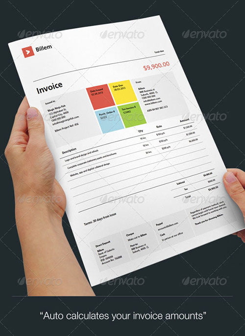 Professional Invoice and Proposal Templates - DzineWatch