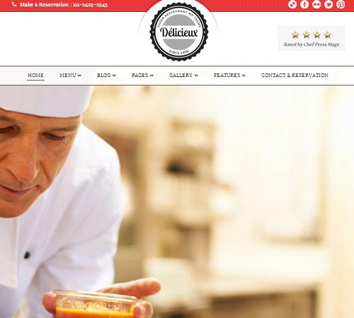 30 Responsive Premium Restaurant WordPress Themes - DzineWatch