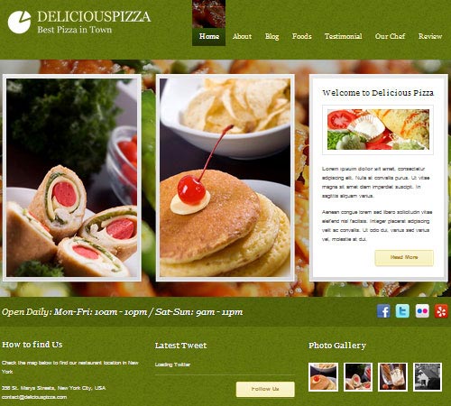 30 Responsive Premium Restaurant WordPress Themes - DzineWatch